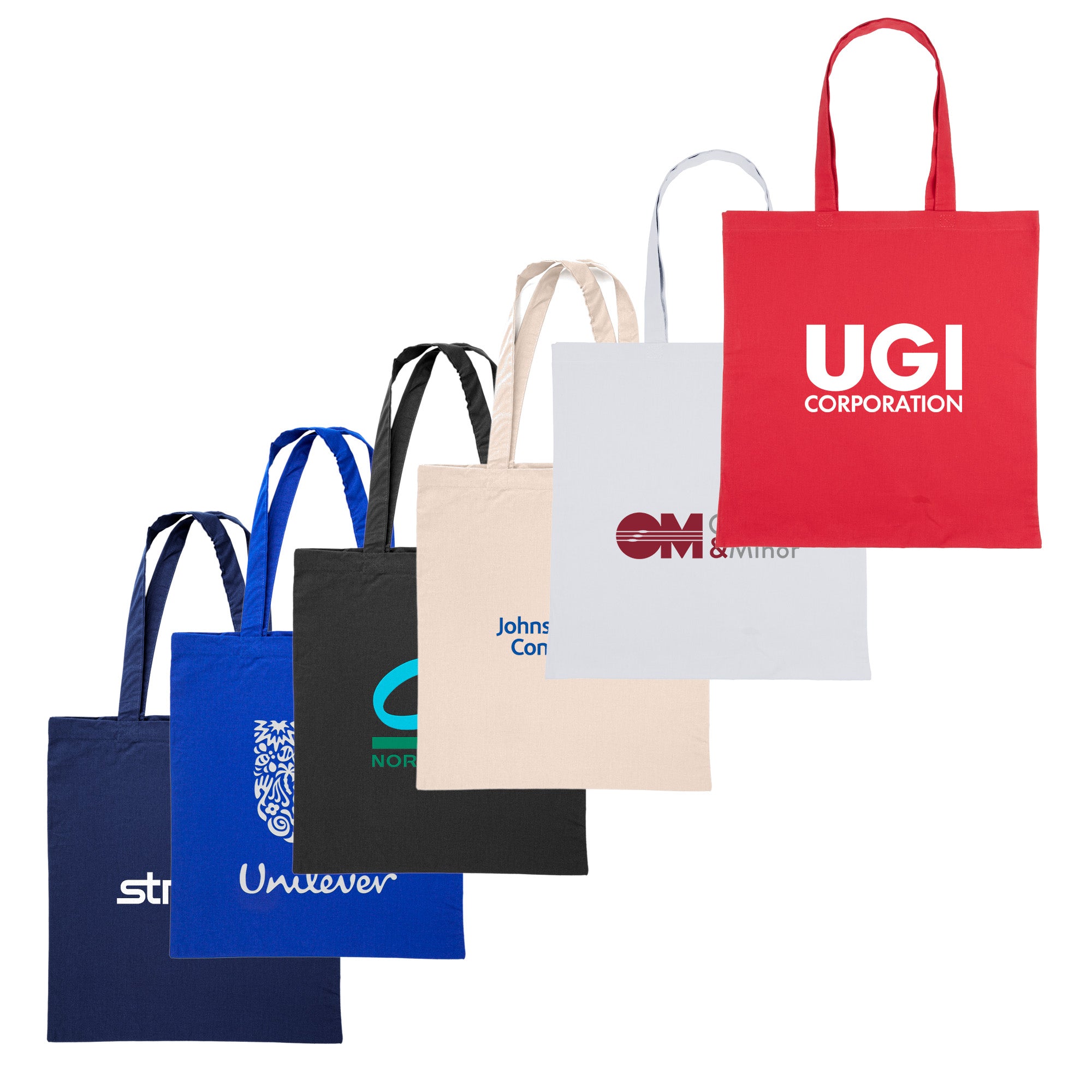 15”x16” Calico Cotton Tote Bag – 140GSM – High Caliber Line