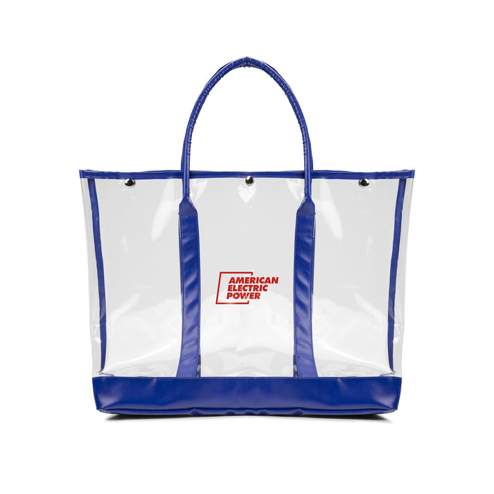 Luxe Button-Top Tote with PU Leather Trim – High Caliber Line