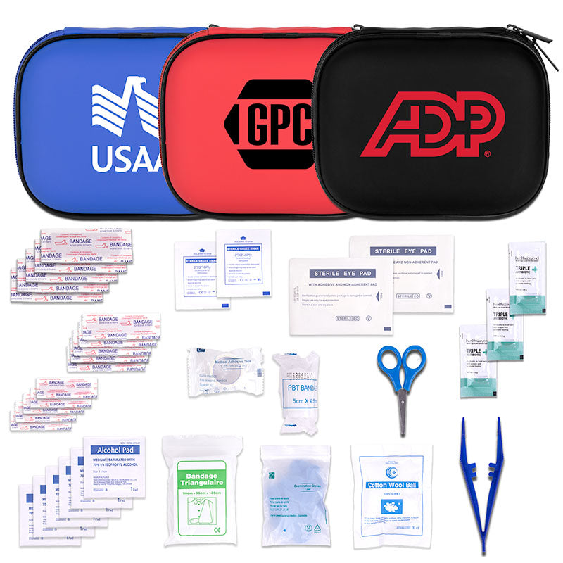 36pc First Aid Kit with EVA Soft Zipper Case – High Caliber Line