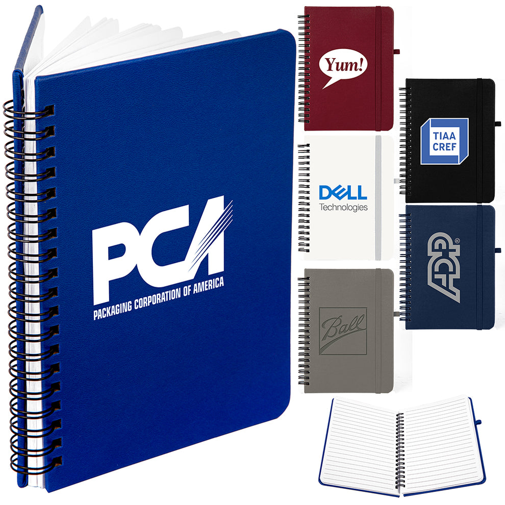 5x7 Premium UltraHyde Leather Notebook with Pen Holder – High Caliber Line