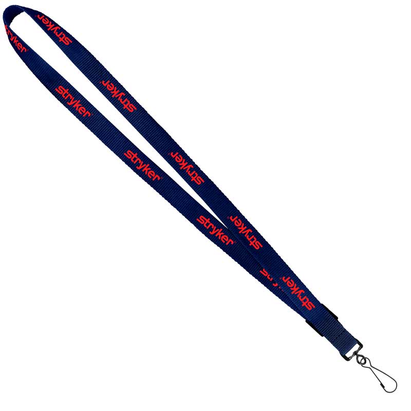 3/4" Original Fast Track Lanyard with Black J-Hook - Black – High ...