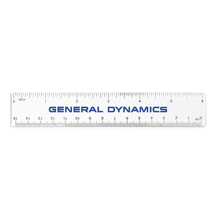 Crystal Clear 6 Inch Ruler – High Caliber Line