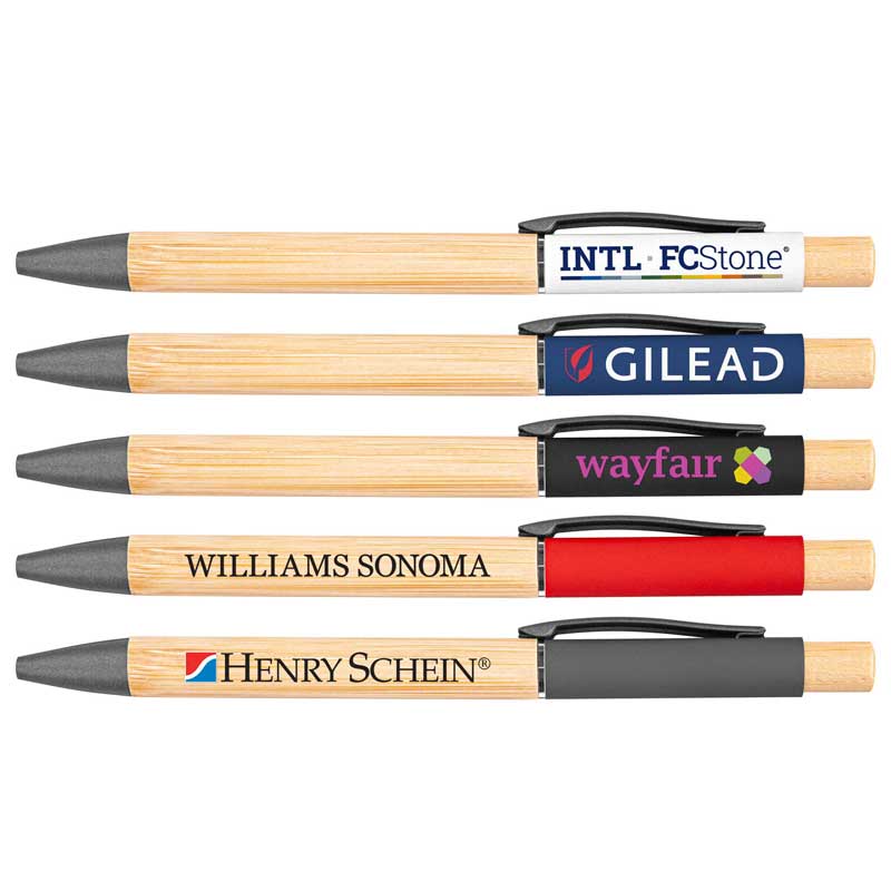 Bamboo Barrel Pen with Gun Metal Clip – High Caliber Line