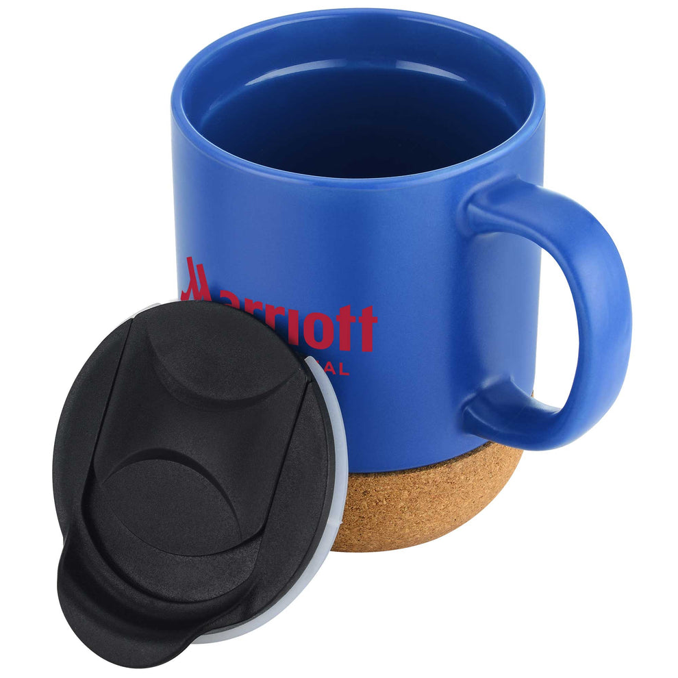 16oz. Ceramic Mug with Sealing Wood Lid – High Caliber Line