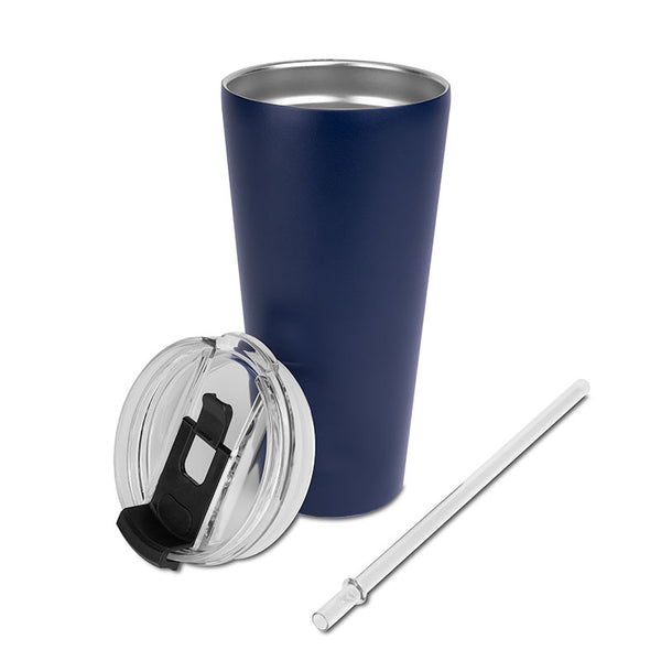 Trumbull Dual Wall No-Spill Vacuum Mug with Straw 27 oz. – High Caliber ...