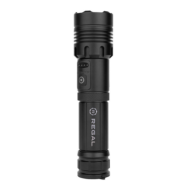 1200LM Metal Flashlight with 2000mAh Rechargeable Battery – High ...