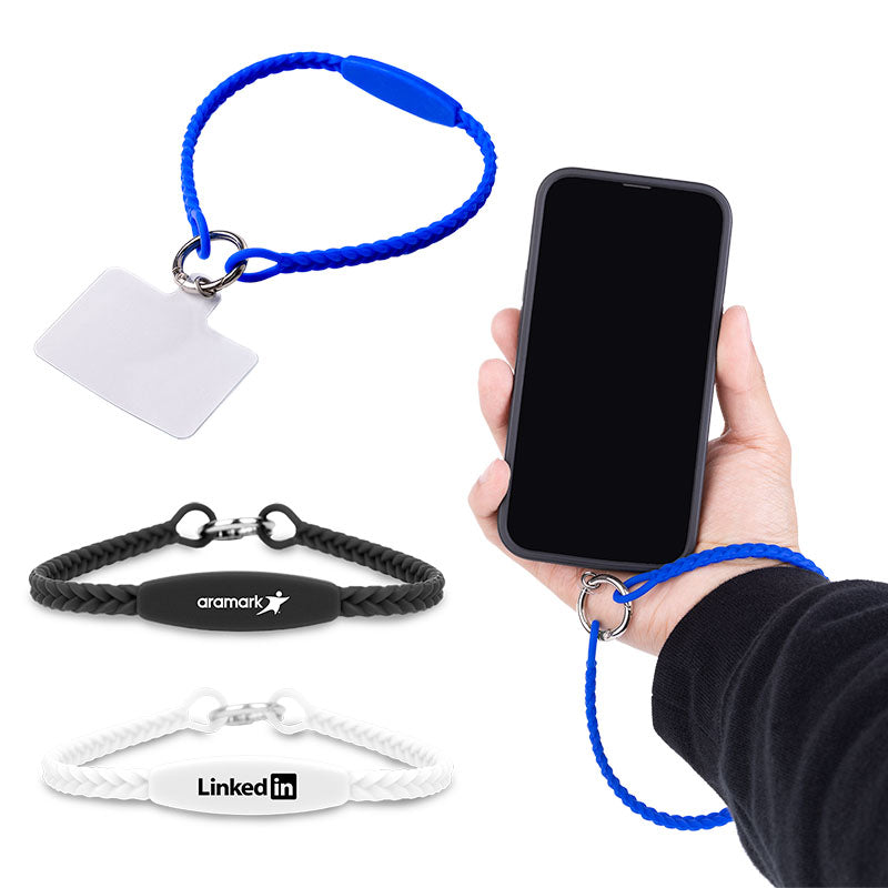 Wrist Band with Phone Tether Patch – High Caliber Line