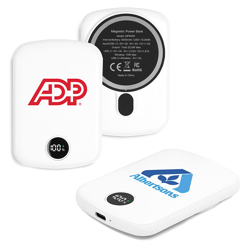 5000mAh Magnetic 15W Wireless 22.5W Fast Charing Power Bank – High ...