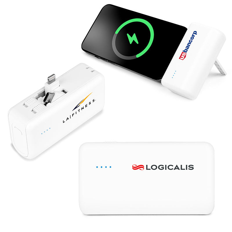 4500mAh Dual Connector Capsule Power Bank with Stand – High Caliber Line