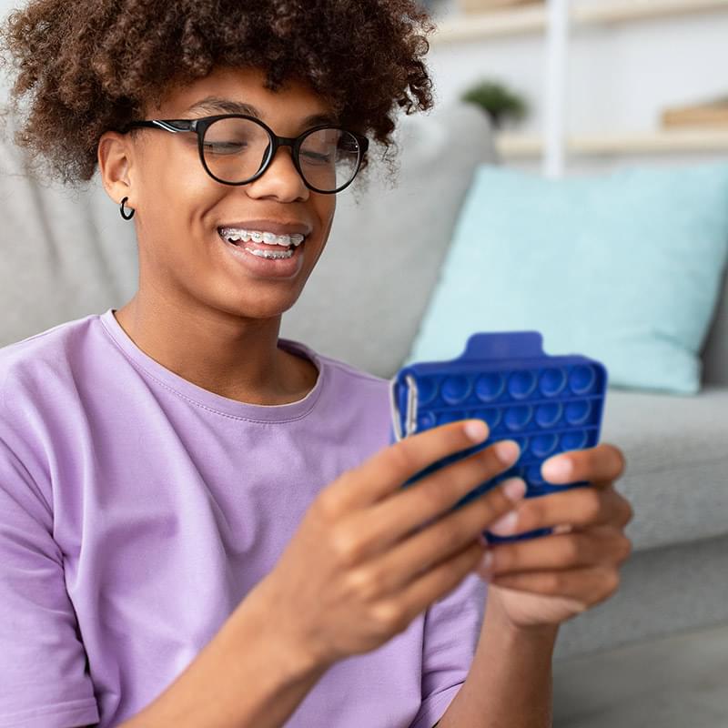 Fiddle Popper Silicone Sensory Fidget Toy – High Caliber Line